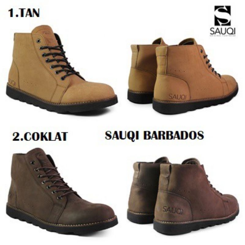 Jual sepatu sauqi barbados boots safety | Shopee Indonesia