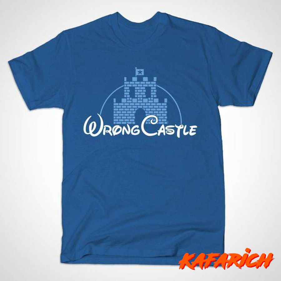Jual Kaos Custom Popular Wrong Castle Disney Nintendo Super Mario Bros Video Game | Shopee Indonesia