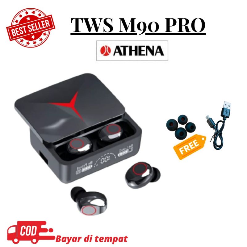 Jual M90 PRO - HEADSET BLUETOOTH WIRELESS TWS M90 PRO | Shopee Indonesia