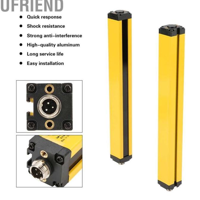 Jual Ufriend Light Curtain Sensor Switch Safety Grating Security Device ...