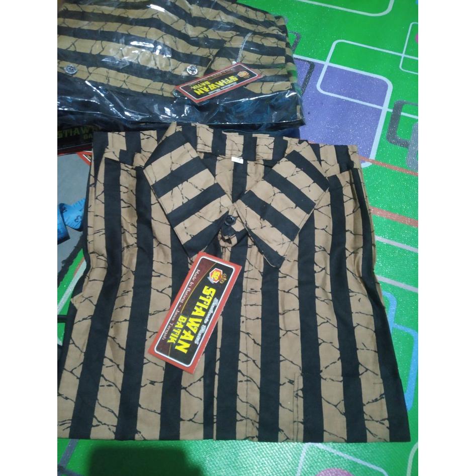 Jual Kekinian - hem lurik kemeja lurik pendek baju adat jawa ...