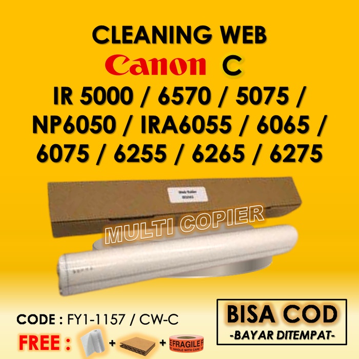 Jual Terlaris Cleaning Web C Canon Ir5000 6570 5075 Np6050 Ira6055 6065 ...