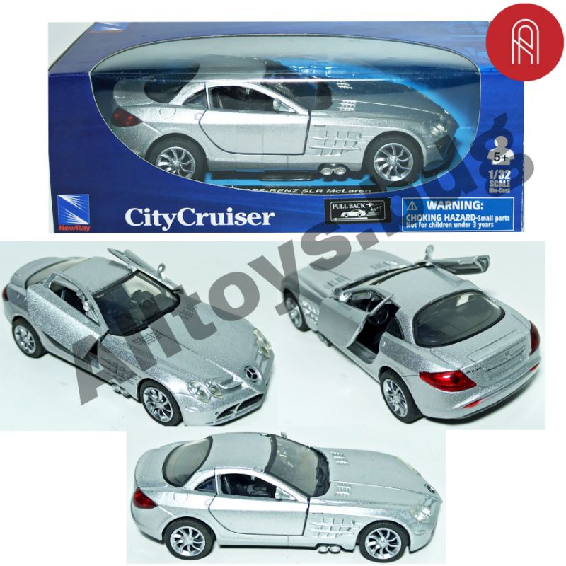 Jual Mobil Mercede-Benz SLR McLaren 1:32 newray Diecast miniature ...