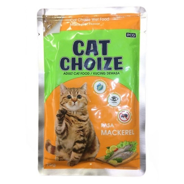 Jual Cat Choize Pouch Cat Food Mackerel 75G | Shopee Indonesia