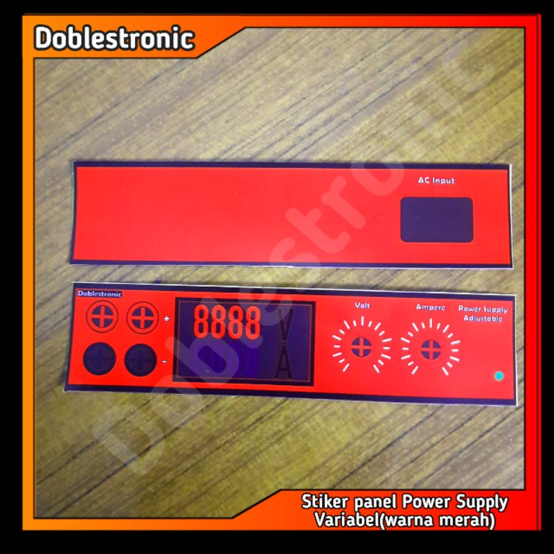 Jual Stiker power supply adjustable // adaptor variable // mbr // box ...