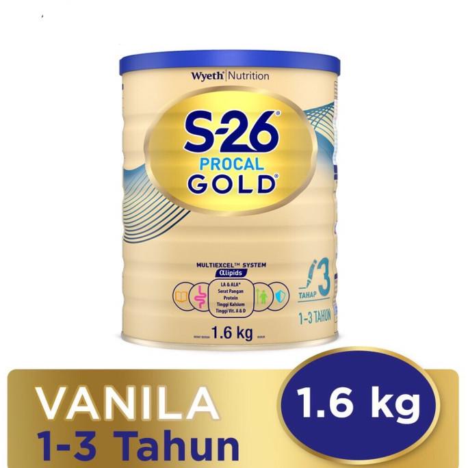 Jual S-26 Procal GOLD Tahap 3 Vanila Susu Anak 1-3 Tahun S26 Kaleng ...