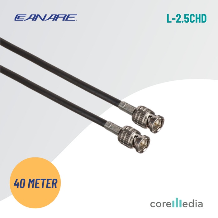 Jual Promo (BIG SALE) Canare L2.5CHD 3G-SDI / HD-SDI Coaxial Cable with Male BNC - 40 Meter ...