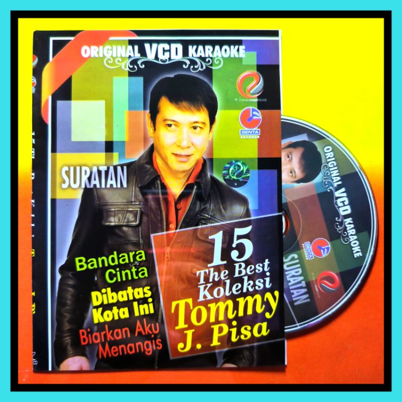 Jual Kaset VCD Original Musik Bisa Karaoke 15 Lagu Pop Nostalgia Tommy J. Pisa Album Kenangan ...