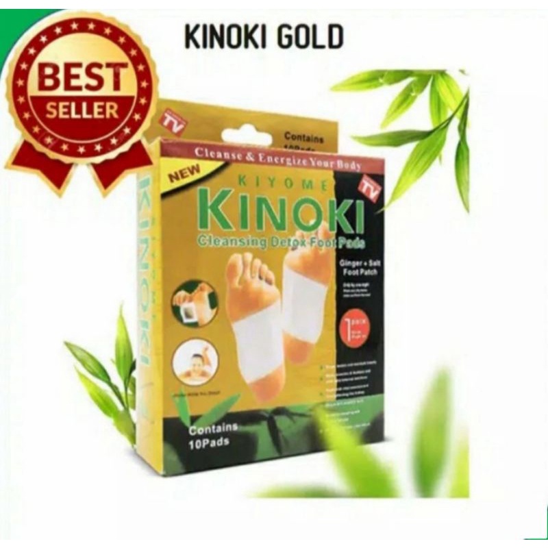 Jual kinoki 1 pack isi 10 pcs kinoki gold koyo kaki detox original 1 ...