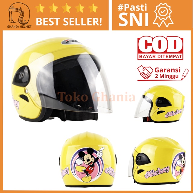 Jual Tiger Helmet Helm Motor Anak Cewek SNI Motif Karakter Kartun ...