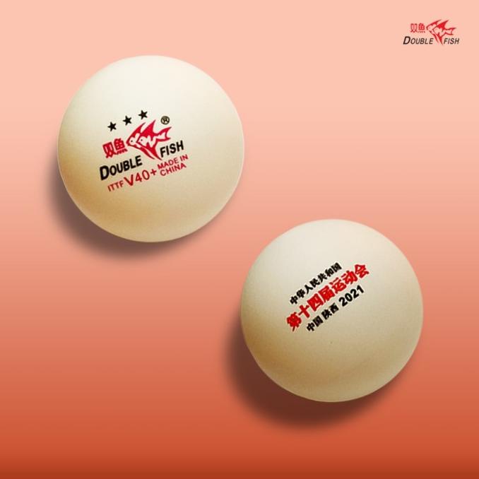 Jual Bola Pingpong Tenis Meja Double Fish Shaanxi V40+ PON China 2021 lon02 | Shopee Indonesia