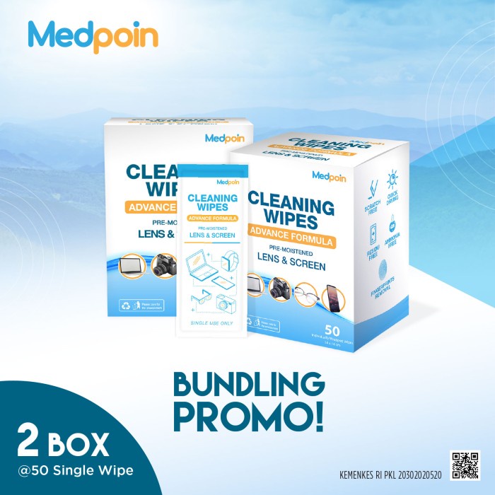 Jual Lens & Screen Cleaning Wipes Bundling Promo 2Box | Shopee Indonesia