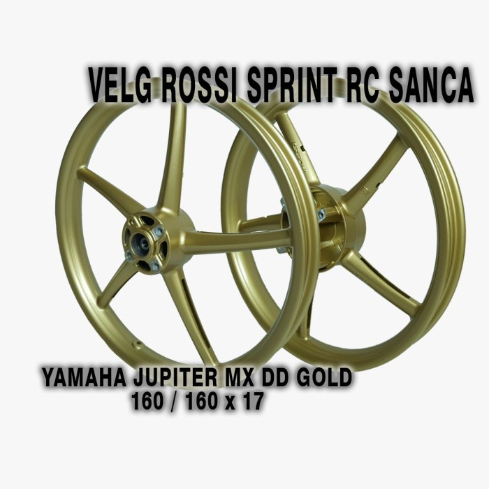 Jual VELG ROSSI SANCA NEW JUPITER MX GOLD | Shopee Indonesia