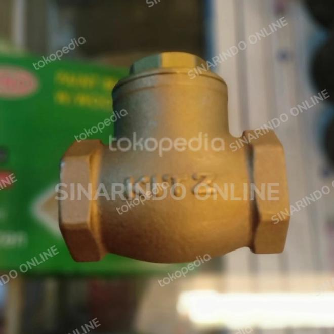 Jual Check Valve Kitz 1" Kuningan | Shopee Indonesia