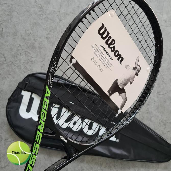 Jual Raket Tenis Wilson Aggressor 112 ( 280gr / 112" ) | Shopee Indonesia