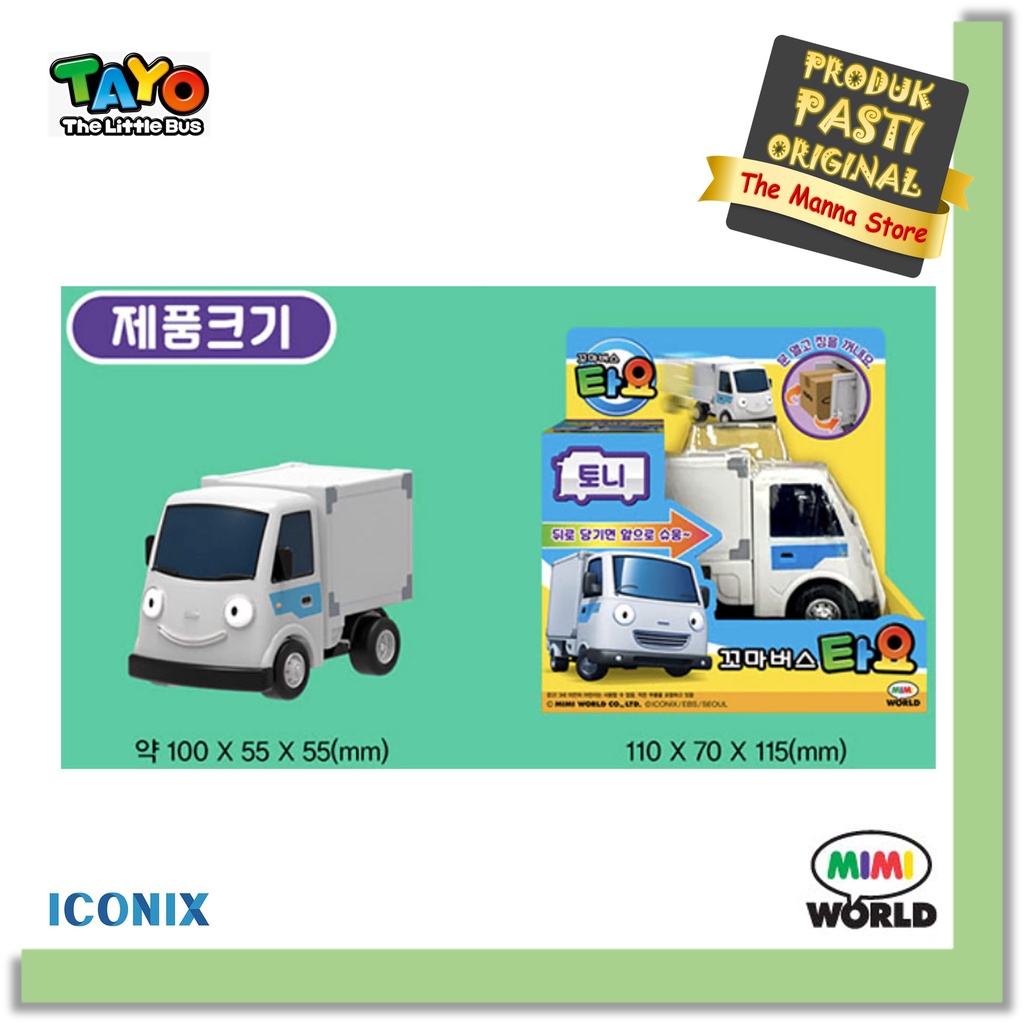Jual Iconix Tayo The Little Bus Tony Truck Mimi World Korean Toys ...