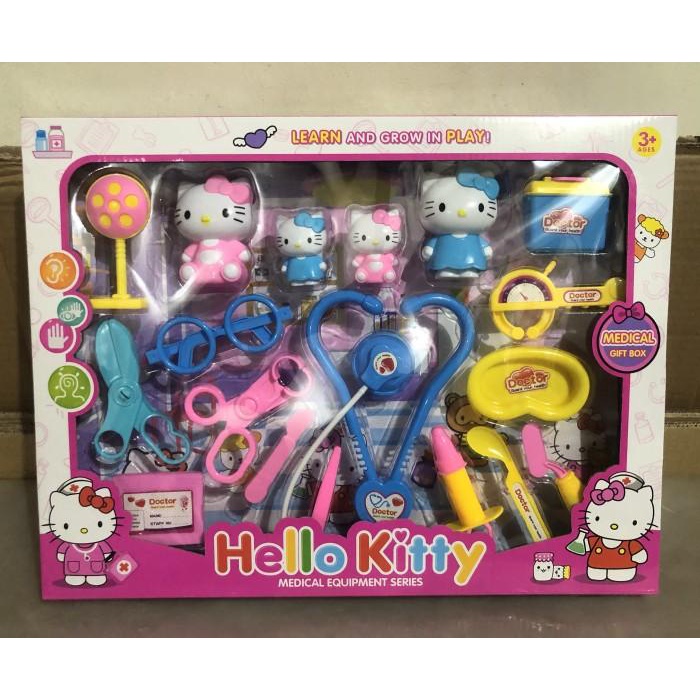 Jual Terlaris Mainan Dokter-Dokteran Hello Kitty Medical Set/Hello ...