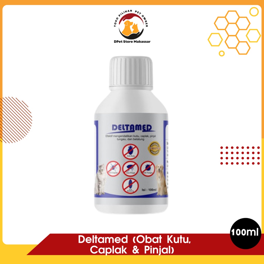 Jual Obat Kucing- Deltamed 100ml (Obat Kutu, Caplak & Pinjal) | Shopee ...