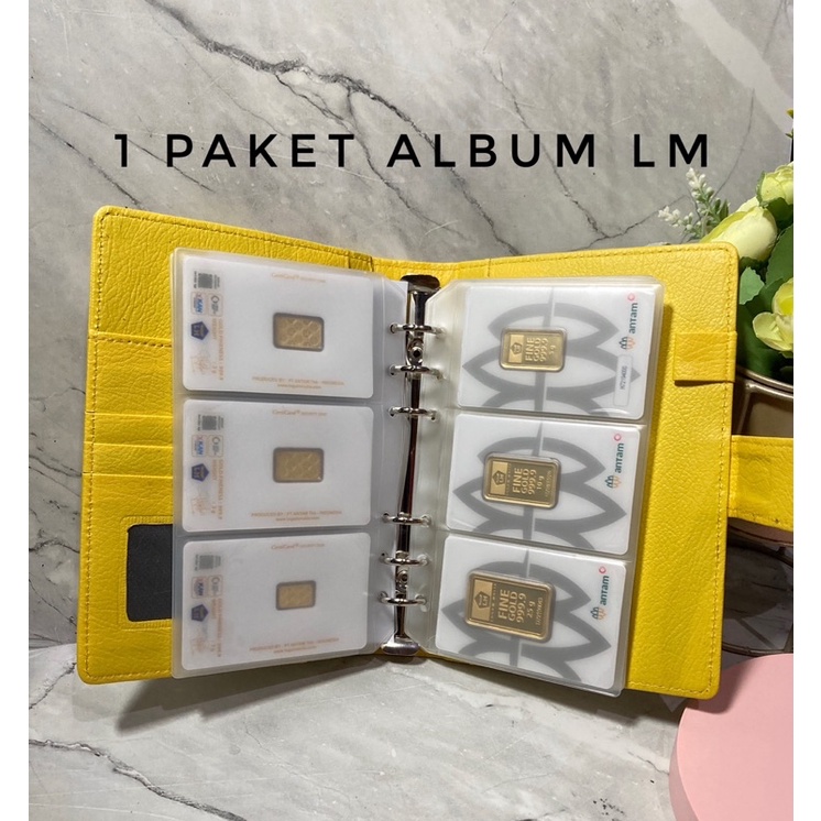 Jual Album Logam Mulia Dompet Emas Binder Tempat Penyimpanan LM Sinking ...