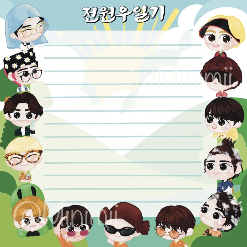 Jual Memopad Seventeen Going Seventeen Series Wonwoo Diary Sebong ...