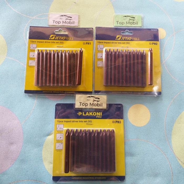 Jual TPML Mata Obeng Ketok Impact Driver Bits PH1 PH2 PH3 Harga Per Pc ...