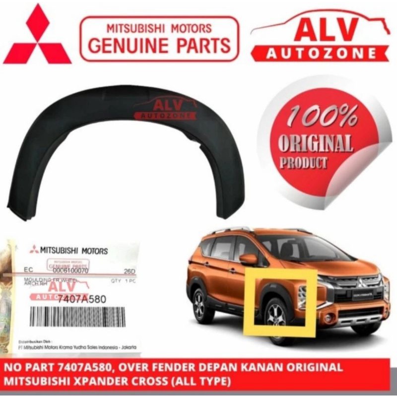 Jual SPOILER / OVER FENDER DEPAN KANAN ORIGINAL MITSUBISHI XPANDER ...