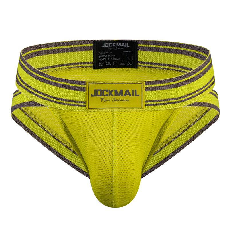 Jual Jockmail Sexy Underwear Men Briefs Male Panties Pouch String ...