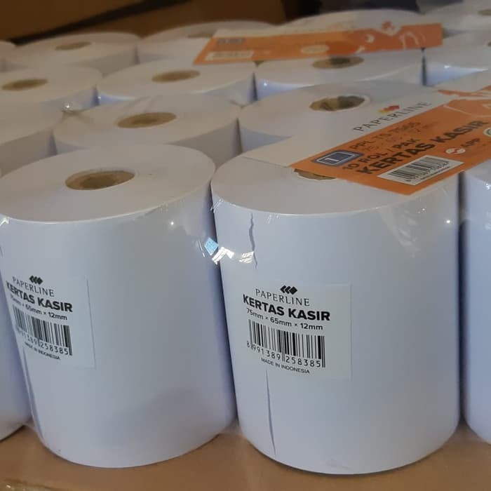 Jual Kertas Kasir Paperline 58x65 Telstruk Kalkulator Paper Cashier ...