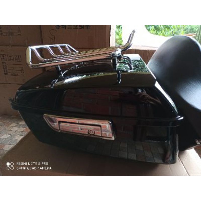 Jual box King tourpack set with speaker fit For Harley Touring Models ...
