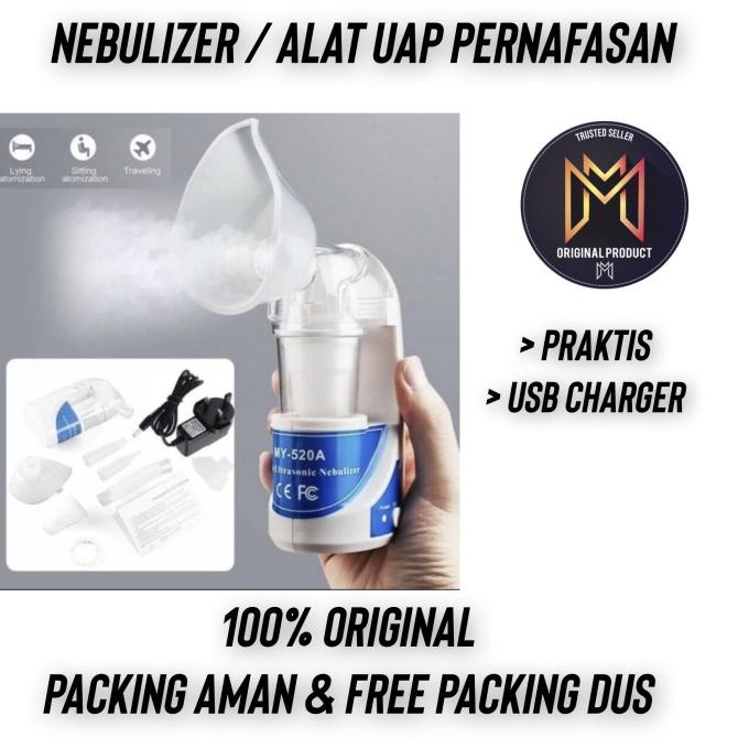Jual Promo Alat Terapi Uap Nebulizer Terapi Pernafasan Inhaler Dahak ...