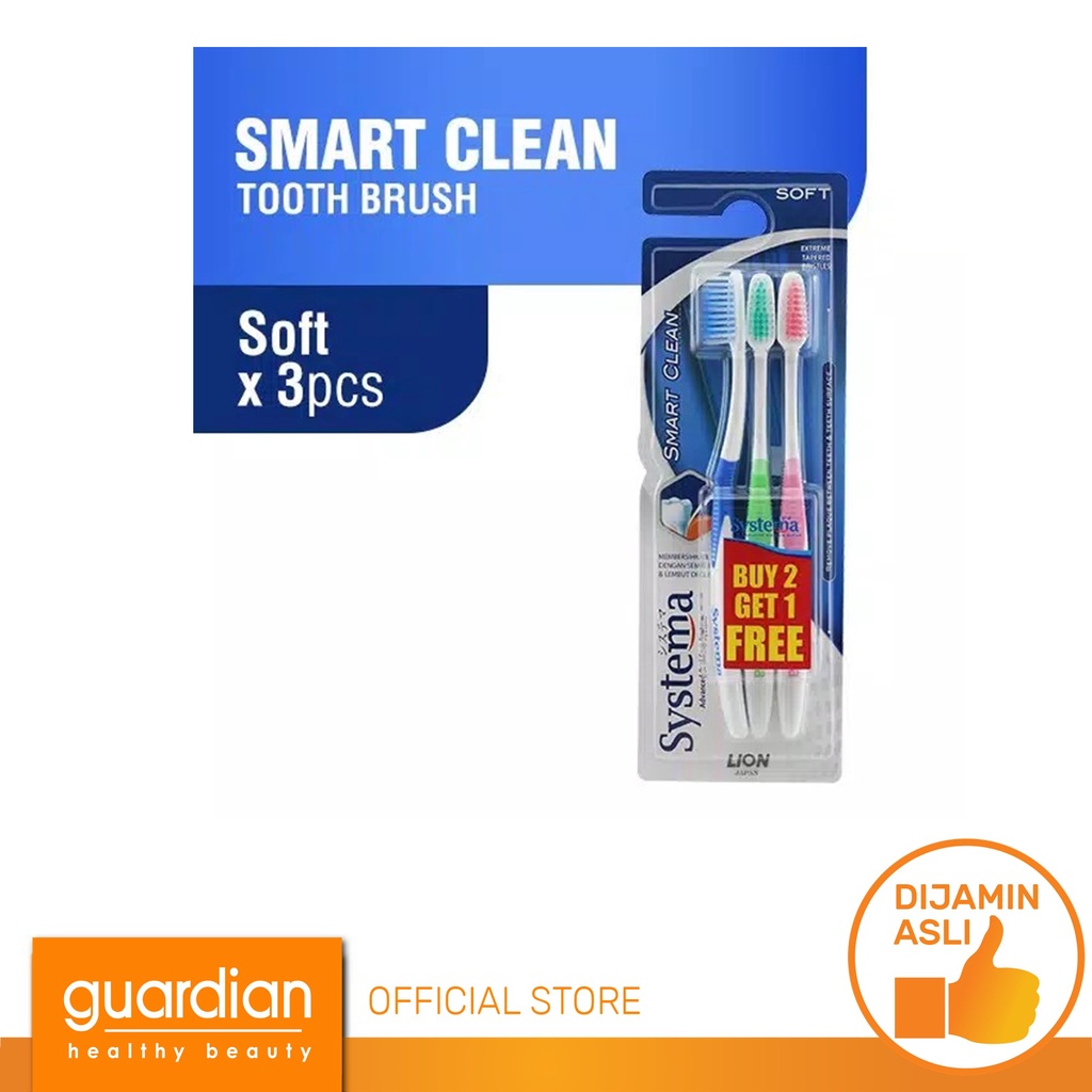 Jual SYSTEMA Toothbrush Smart Clean Soft 3S | Shopee Indonesia