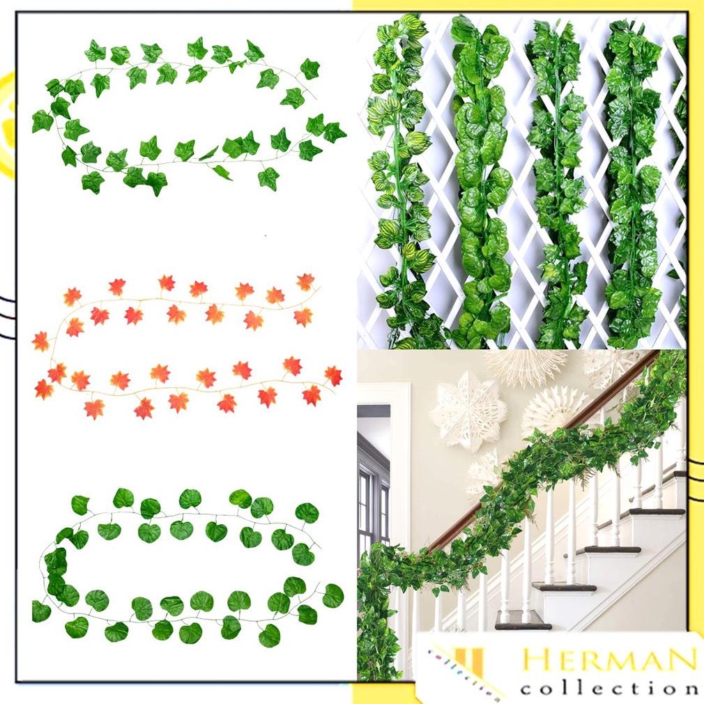 Jual HC Daun Rambat Plastik Palsu Artificial Plastik Sulur Daun Imitasi ...