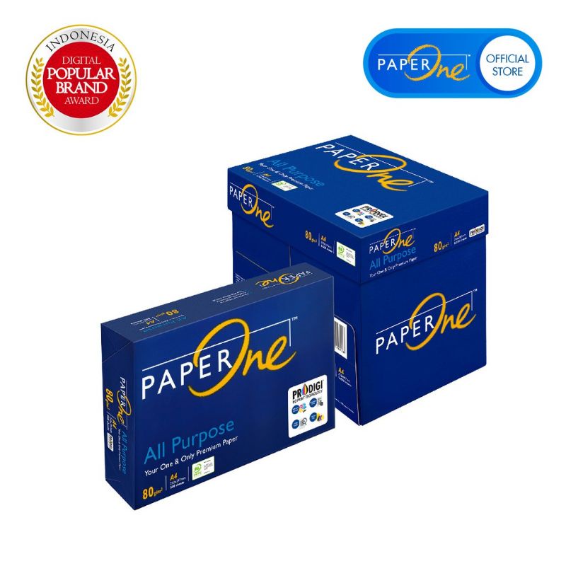 Jual Kertas A4 80 Gram PaperOne 250 Lembar 1 Kg | Shopee Indonesia