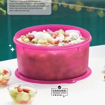 Jual TUPPERWARE CARRY ALL CANISTER 8L PALING BARU!!! | Shopee Indonesia