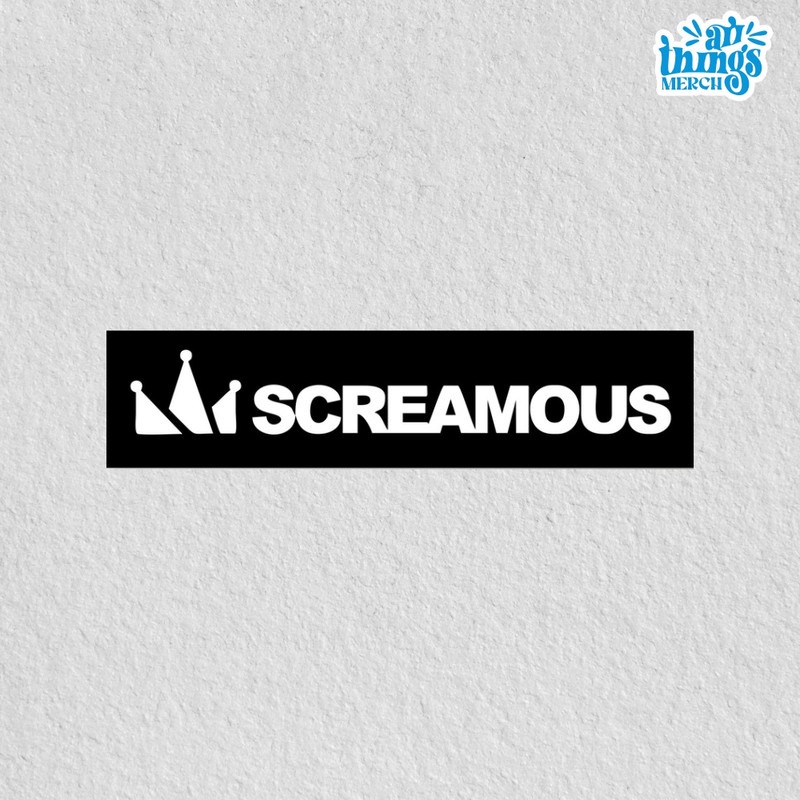 Jual SCREAMOUS Sticker Tempel Aesthetic / STICKER HELM,STICKER MOTOR ...