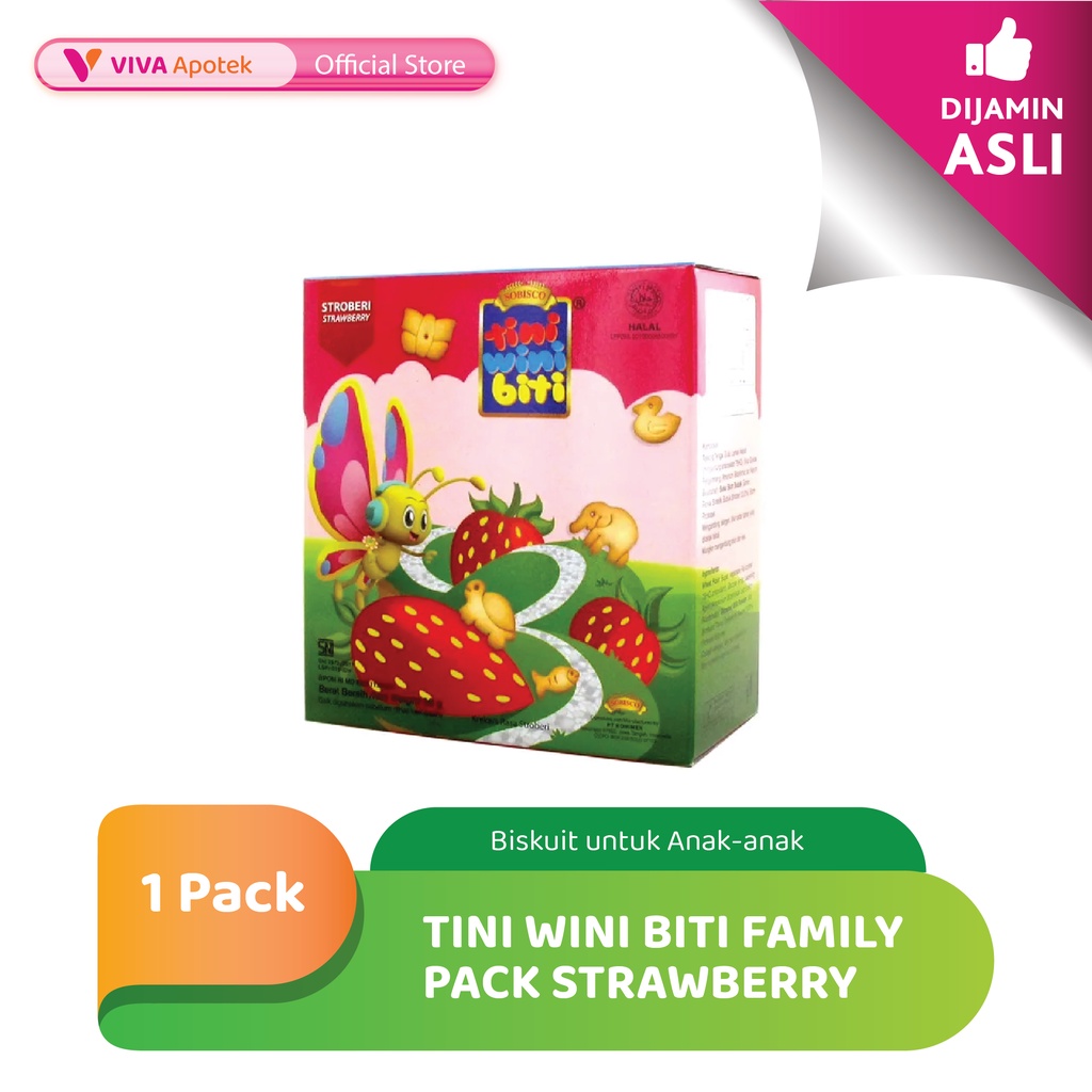 Jual Tini Wini Biti Family Pack Strawberry (1 Pack) | Shopee Indonesia