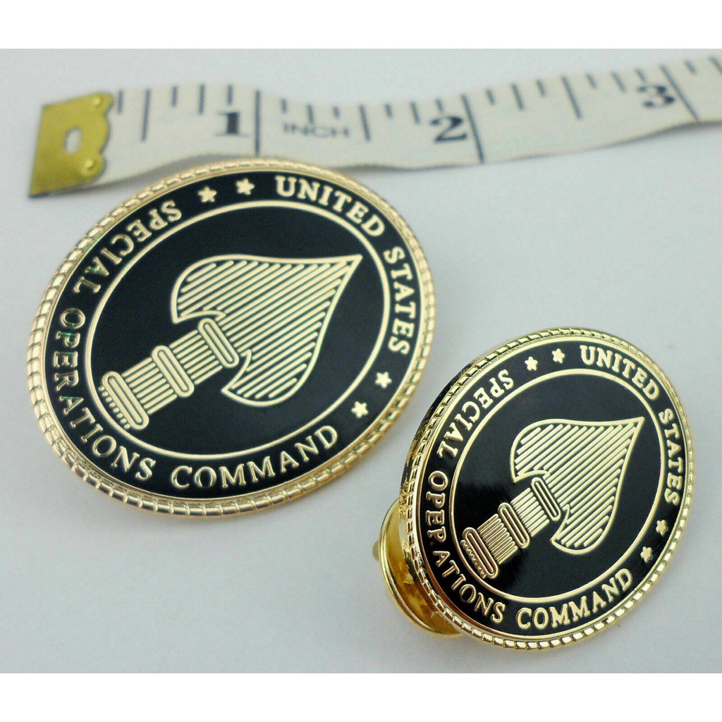 Jual KAMI OPERASI KHUSUS PERINTAH LOGAM LENCANA PIN USSOCOM MILITER ...