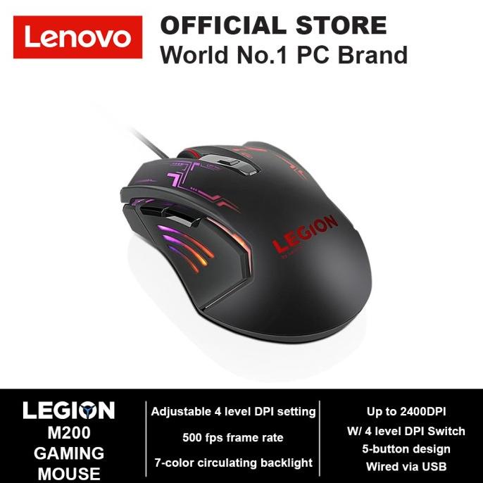 Jual Lenovo Legion M200 Gaming Mouse | Shopee Indonesia