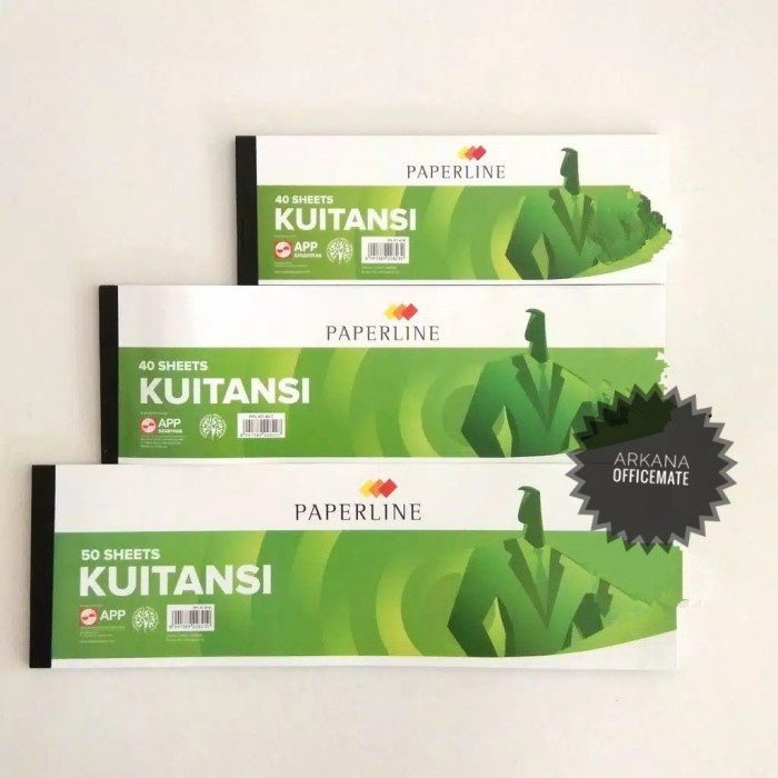Jual Kwitansi Besar Paperline Per Pack | Shopee Indonesia