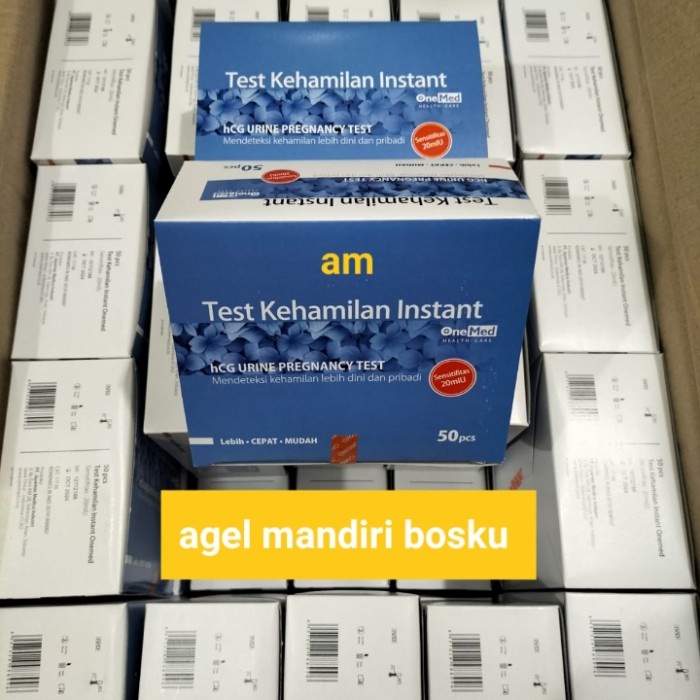 Jual alat uji kehamilan One Med /Tespek onemed/test pack/hcg/strip ...