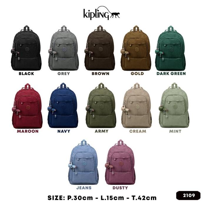 Jual Tas Ransel Kipling - Tas Laptop Backpack Sekolah Ukuran Besar ...