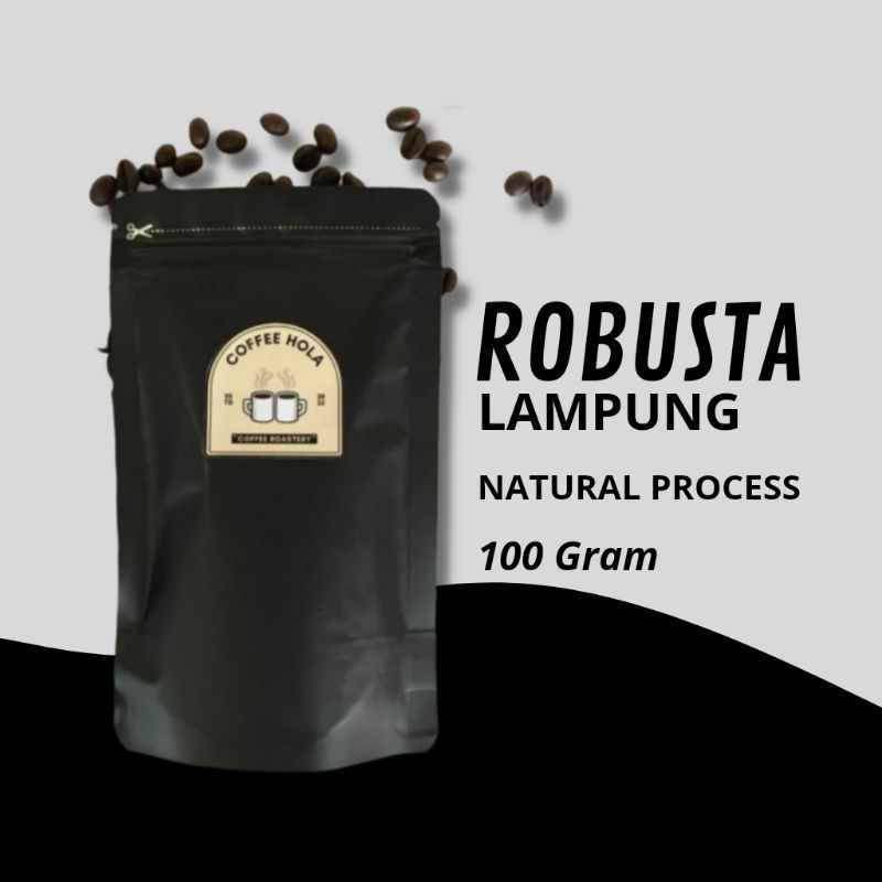 Jual KOPI ROBUSTA LAMPUNG BIJI / BUBUK 100GR l NATURAL PROSES | MEDIUM ...
