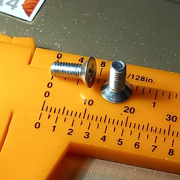 Jual Baut 4mm M4 x 8mm Countersunk Versank Kepala Tirus Bolt (5pcs ...