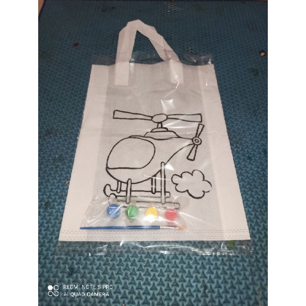 Jual 1 set tas lukis mewarnai tote bag ukuran 30x40x8cm | Shopee Indonesia