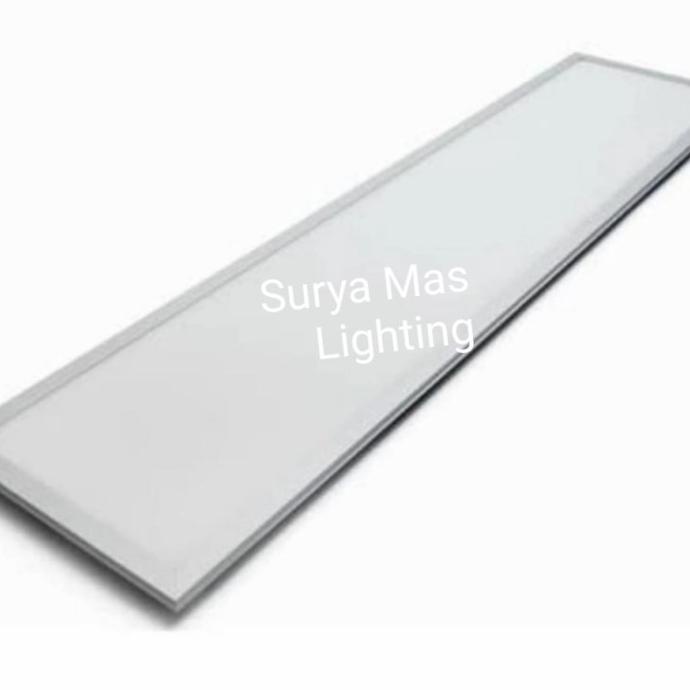 Jual Panel downlight led 120x30 cm 48 watt lampu panel led 120 x 30cm ...