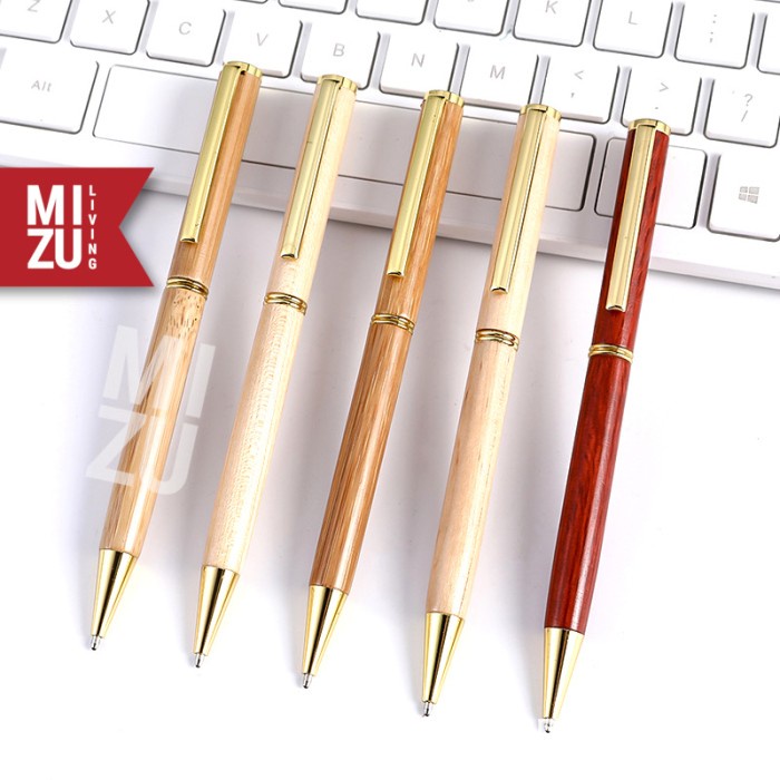 Jual Discount MIZU LEGNA Retro Vintage Twist Ballpoint Wooden Pen ...