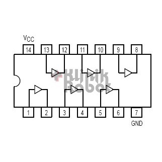 Jual KR04340 74LS07 Hex Buffer/Driver (Open Collector) | Shopee Indonesia