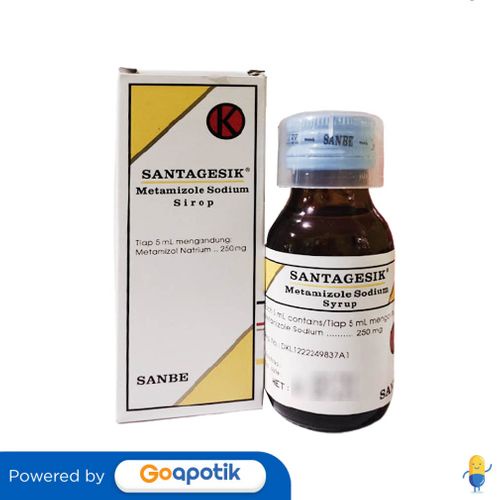 Jual SANTAGESIK 250 MG/5 ML SYRUP 60 ML | Shopee Indonesia