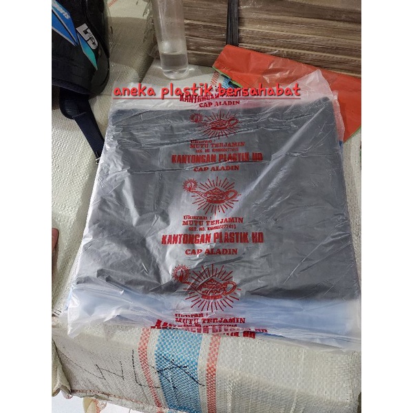 Jual plastik asoy ukuran 45 merk ALADIN warna HITAM asoy ukuran 20kg ...