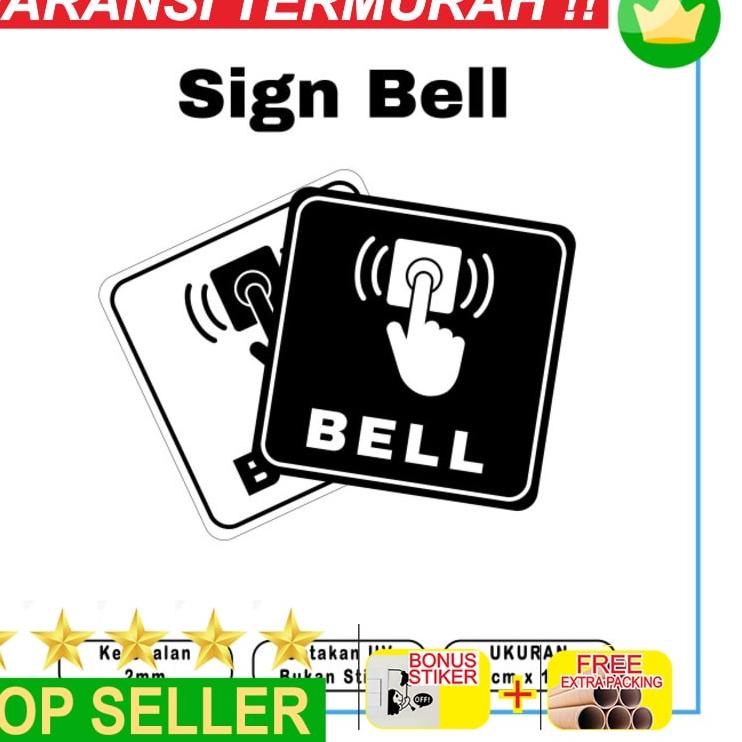 Jual Banyak Stok Promo PAPAN BEL / BELL SIGN AKRILIK / ACRYLIC SIGN ...